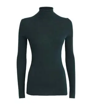 Maje Wool-silk Rollneck Sweater