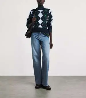 Maje Wool-silk Rollneck Sweater