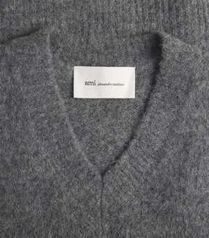 AMI Paris Wool Sleeveless Sweater