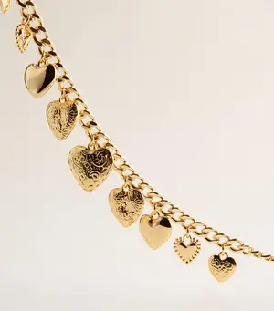 SELF-PORTRAIT Heart Charm Necklace