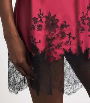 Carine Gilson Silk Short Hanae Nightdress