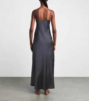 Carine Gilson Silk Long Cérès Nightdress