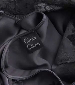 Carine Gilson Silk Long Cérès Nightdress