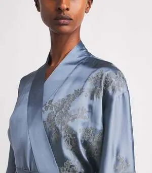 Carine Gilson Silk Long Cérès Robe