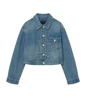 ALLSAINTS Blink Cropped Denim Jacket