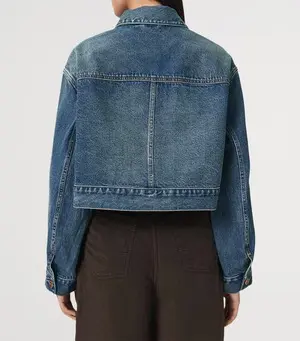 ALLSAINTS Blink Cropped Denim Jacket