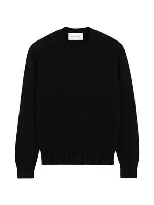 AMI Paris Cashmere & Wool Sweater - Black