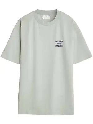 Drole De Monsieur 100% Cotton Jersey T-shirt For - Grey