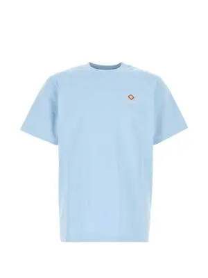 Casablanca Organic Cotton Jersey T-shirt - Light Blue