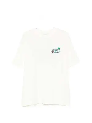 Drole De Monsieur 100% Cotton Graphic T-shirt For - White