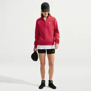 Nike Studio Fleece Medium Weight 1/4-zip Top