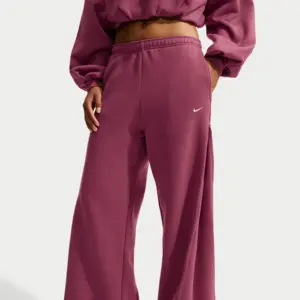 Nike Studio Fleece Medium Weight Loose Pleated Snap Pants