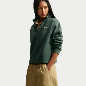 Nike Studio Fleece Medium Weight 1/4-zip Top