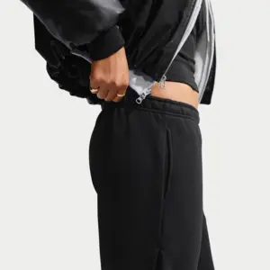 Nike Studio Fleece Medium Weight Loose Pleated Snap Pants