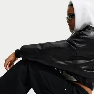 Nike Studio Fleece Medium Weight Loose Pleated Snap Pants