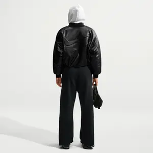 Nike Studio Fleece Medium Weight Loose Pleated Snap Pants