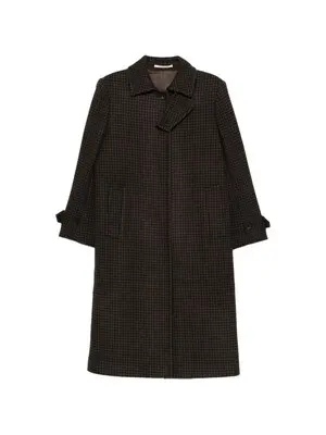 Tagliatore Bethany Single Breasted Wool Coat - Brown
