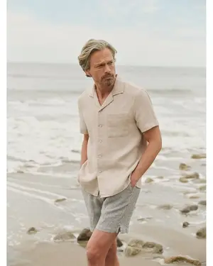 ALEX CRANE Bo Linen 6.75 Shorts