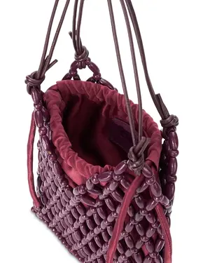 Staud Karla Beaded Bucket Bag