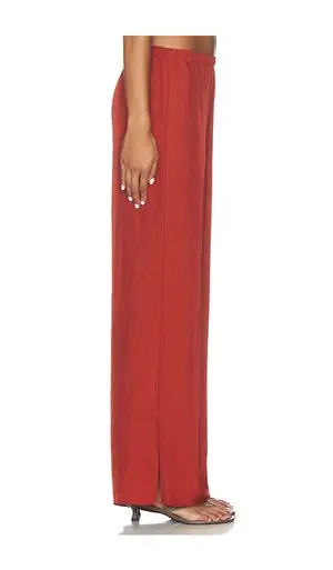 Theory Slit Pant In Orange