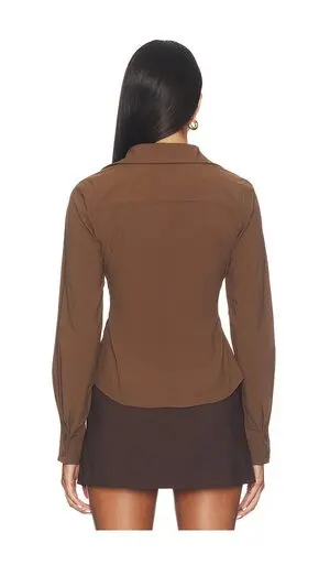 ALL THE WAYS Millie Button Up Top