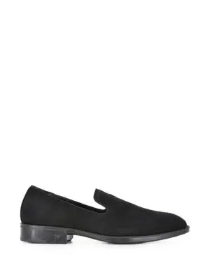 GIUSEPPE ZANOTTI G-flash Suede Loafers - Black
