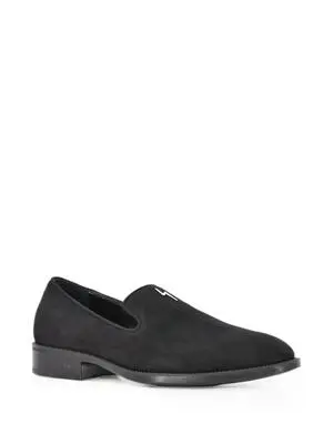 GIUSEPPE ZANOTTI G-flash Suede Loafers - Black