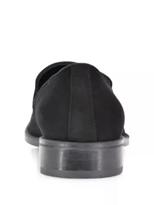 GIUSEPPE ZANOTTI G-flash Suede Loafers - Black
