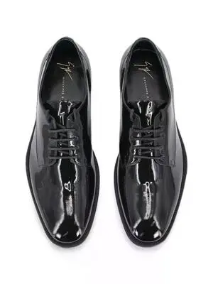 GIUSEPPE ZANOTTI Patent-leather Derby Shoes