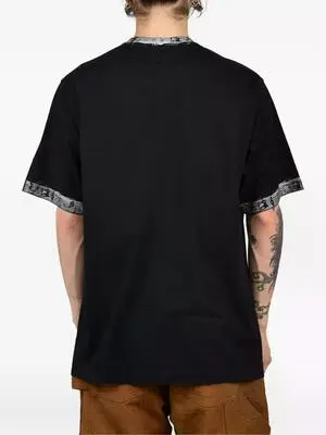 DEAR BORO Logo-print Ringer T-shirt