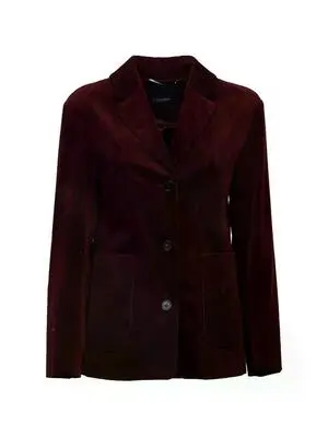 MAX MARA S Max Mara Corduroy Single-Breasted Blazer