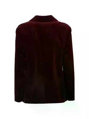 Max Mara Corduroy Single-breasted Blazer
