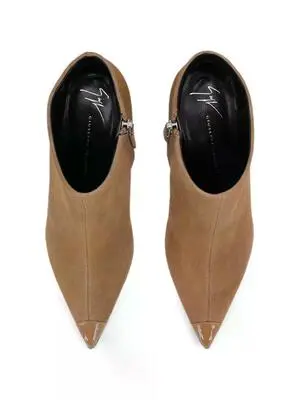GIUSEPPE ZANOTTI Suede Greek Boots - Neutrals