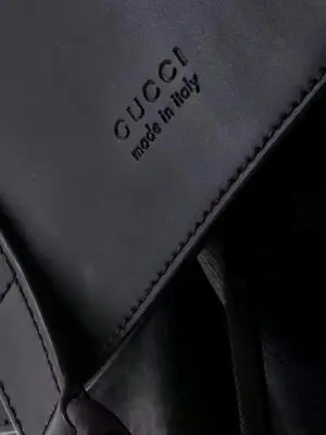 Gucci Double Pocket Buckle Backpack
