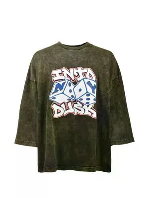 INTODUSK Cee-lo Graphic-print Wide-fit T-shirt - Black