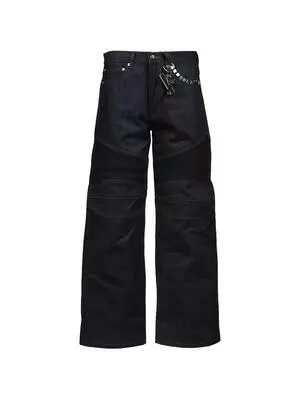 N.HOOLYWOOD Wide-leg Biker Jeans