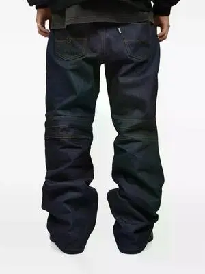 N.HOOLYWOOD Wide-leg Biker Jeans