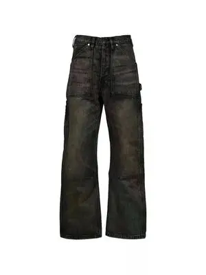 NO MAINTENANCE Baggy Double-knee Jeans - Black