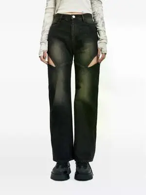 VIVAMUS Cut-out Washed Jeans