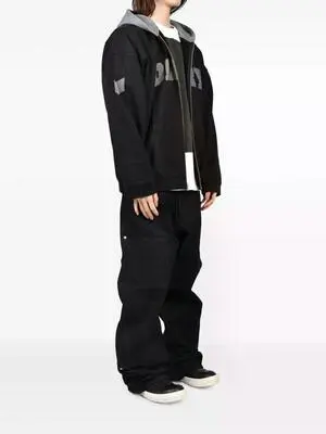 DIARY 1999 Diary Logo-print Zip-up Hoodie