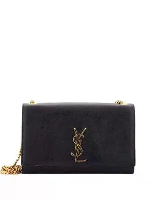 Saint Laurent Classic Monogram Grainy Leather Medium Crossbody Bag