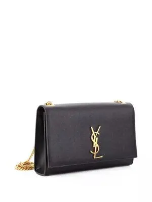 Saint Laurent Classic Monogram Grainy Leather Medium Crossbody Bag