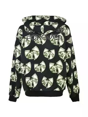 NUBIAN X Wu-tang Clan Dollar Dollar Bill Ya'll Zip-up Hoodie - Black