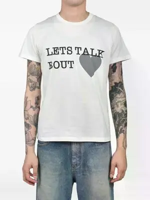CEDARWOOD Slogan-print Fitted T-shirt
