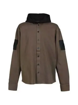 DIARY 1999 Logo-print Hooded Shirt
