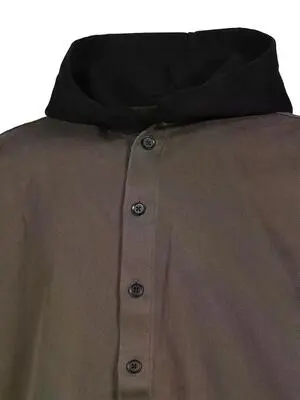 DIARY 1999 Logo-print Hooded Shirt