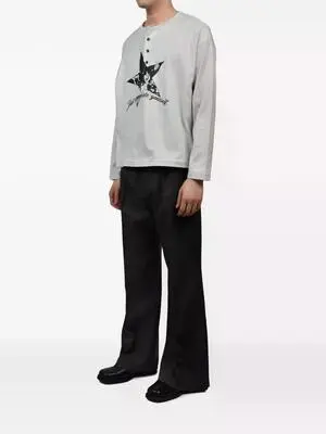 CEDARWOOD Graphic-print Long-sleeve T-shirt