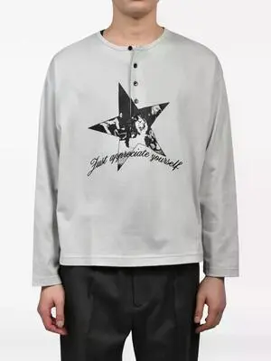 CEDARWOOD Graphic-print Long-sleeve T-shirt