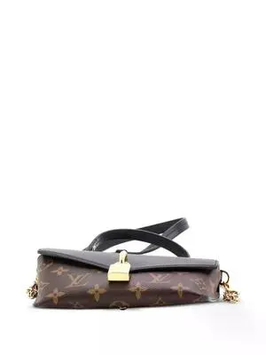 LOUIS VUITTON Monogram Canvas And Leather Crossbody Bag - Black
