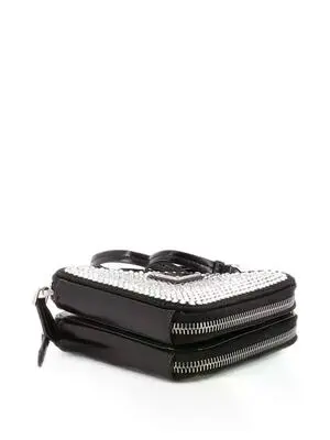 Prada Crystal Embellished Satin Mini Crossbody Bag